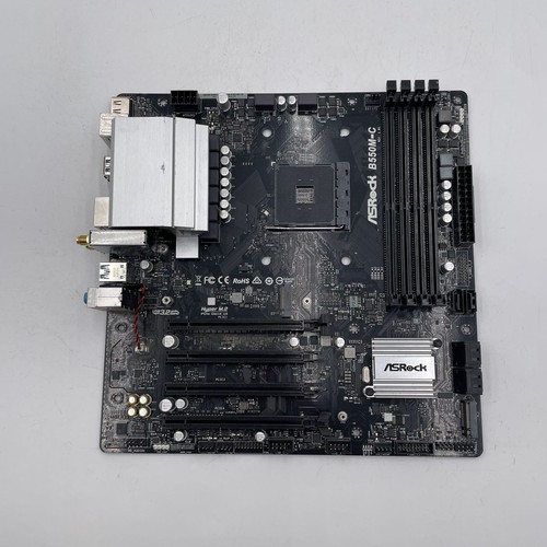 ASRock B550M-C AMD AM4 microATX Motherboard - READ | eBay