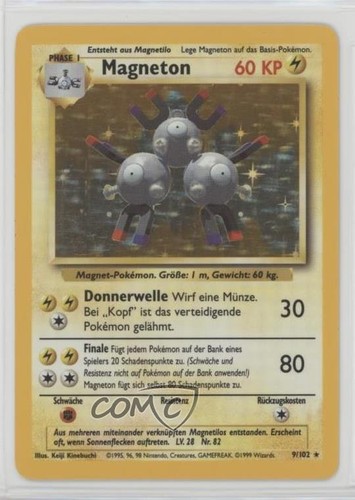 Magneton Holo German Pokemon Base Set #9 1999 0p6y | eBay