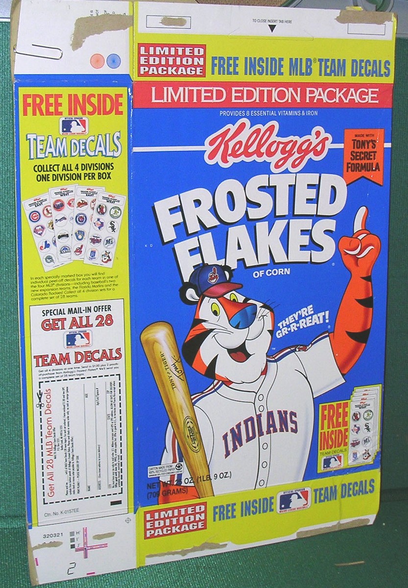 Frosted Flakes Box Back New Cereal: Kellogg's Cinnamon Frosted Flakes