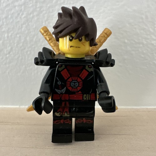 Lego Ninjago Kai Minifigure Deepstone W/ Armor Possession Hair & Swords ...