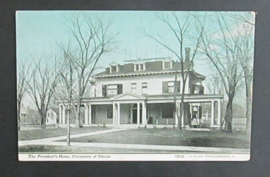 The Presidents Home University of Illinois Urbana-Champaign IL Postcard ...