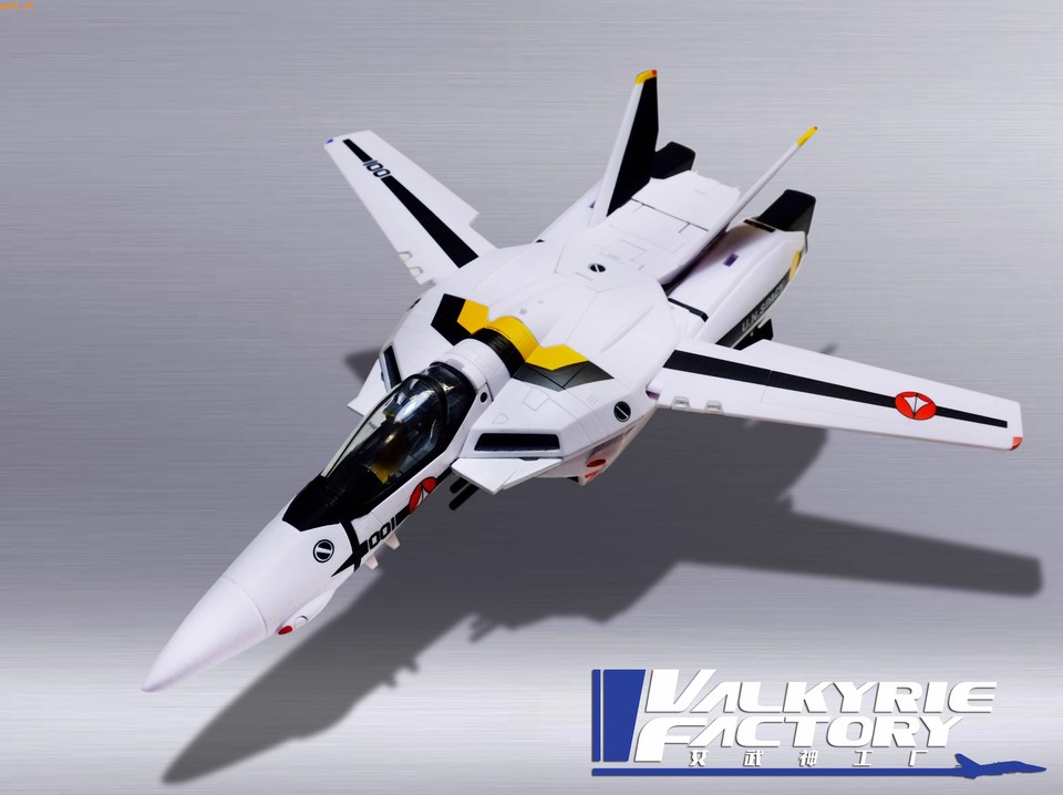 Valkyrie factory 1/60 Macross ARCADIA VF-1S Roy Focker Painted Model ...