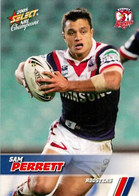 New 2008 SYDNEY ROOSTERS NRL Card SAM PERRETT Centenary | eBay