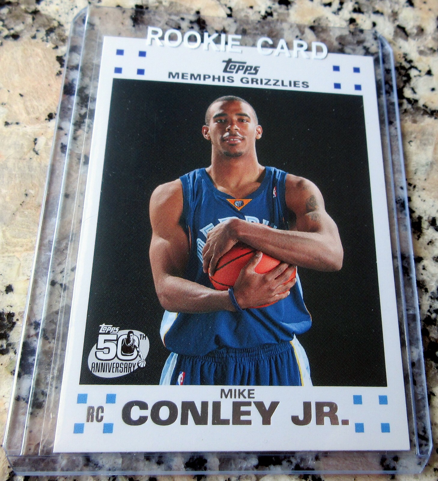 MIKE CONLEY JR. 2007 Topps WHITE #1 Draft Pick SP Rookie Card RC Utah ...