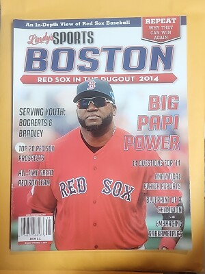 Lindy's Sports BOSTON BIG PAPI POWER Red Sox In The Dugout 2014 | eBay
