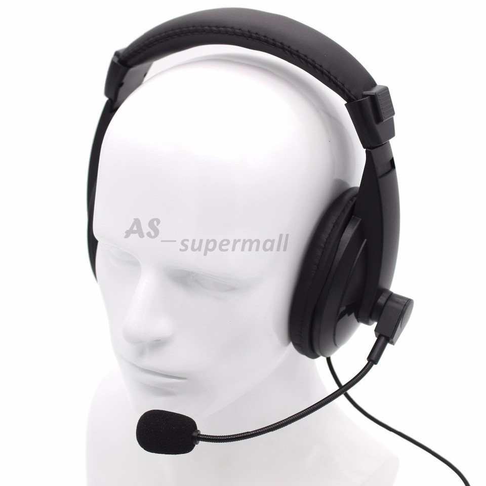 VOX PTT Switch Headset Earpiece Mic for Baofeng Radio UV-5R GT-3TP BF ...