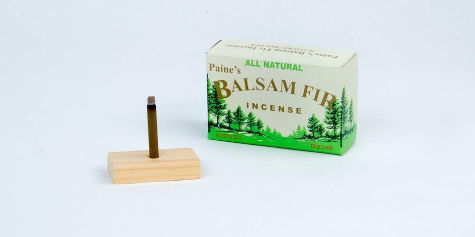 40 Sticks Box Balsam Fir Incense with holder by Paine Products Maine ...