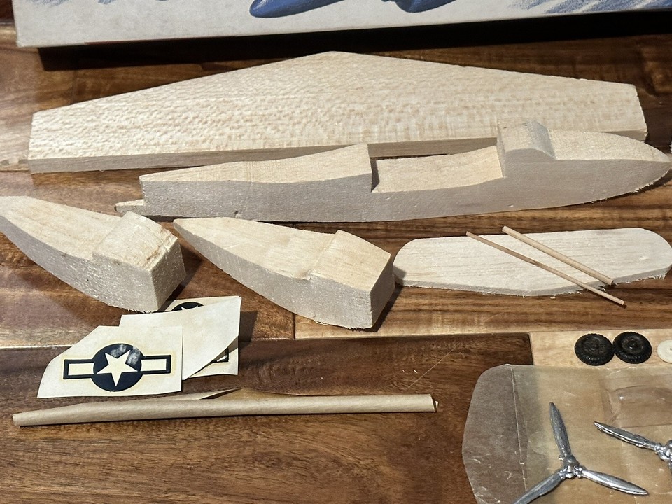 Tigercat F7F-2 Navy 1:48 Scale Wood Kit -David-Allen Models 1946 | eBay
