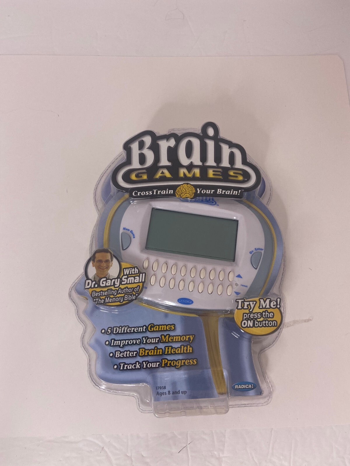Radica Brain Games Handheld Electronic Game Memory I7038 for sale ...