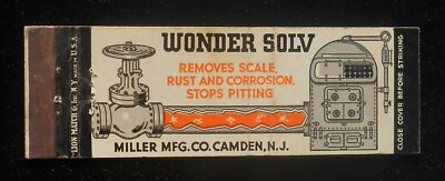 1940s Full Length Wonder Solv Removes Scale Corrosion Miller Mfg. Co ...