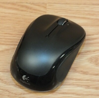 Genuine Logitech (M325) Wireless Black IR Computer Mouse With Receiver ...