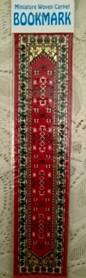 Hand Woven Turkish Silk Bookmark, Kusadasi Red,Gold,Green MESSAGE TO ...