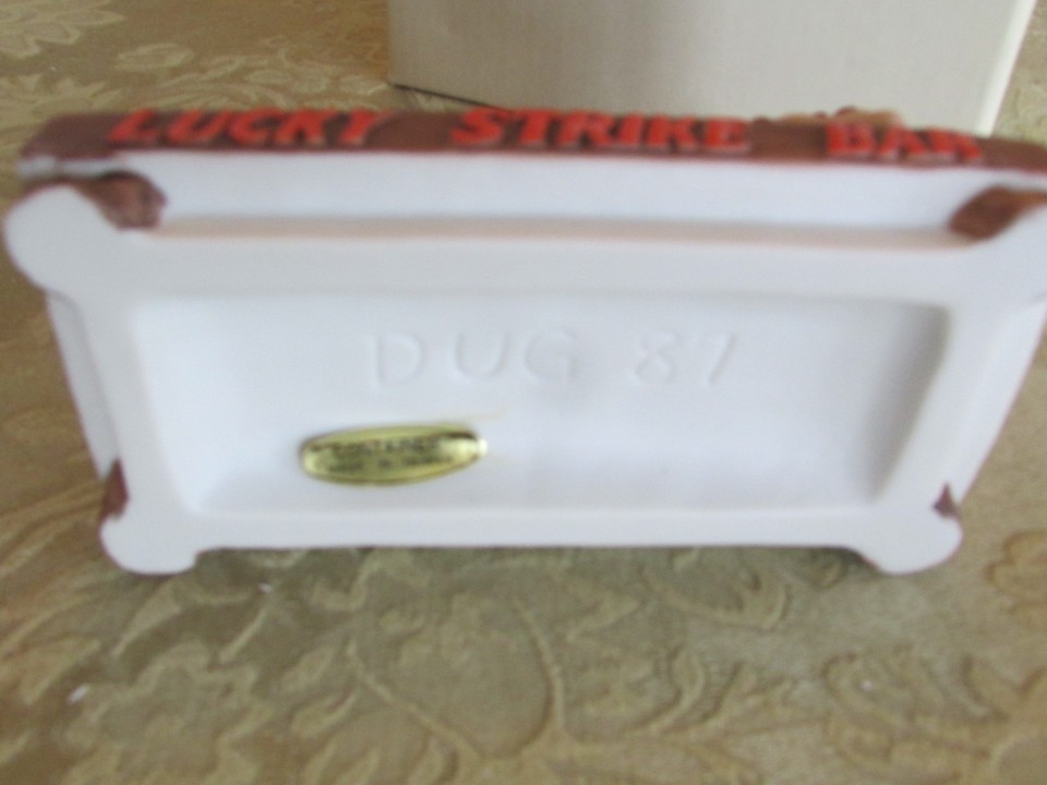 Vintage Dugs Decanter PJ's Lucky Strike Bar Brothel Series with Cat top ...