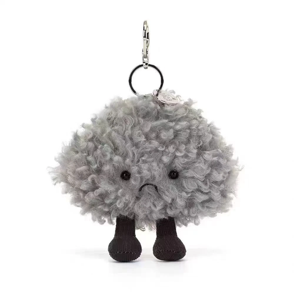 New 13cm Storm Cloud Pendant Bag Charm Plush Toy Doll Gift with Dust ...