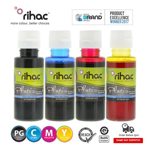Rihac Ink for HP 31 32XL 30 Smart Tank 7005 7305 760 Pigment & Dye ...