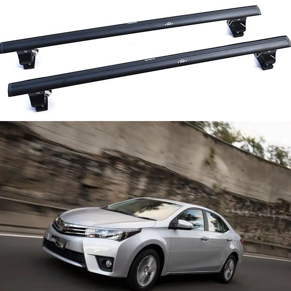 Aluminum Crossbar Cross Bar Fit Toyota Corolla Sedan 2013-2023 No Need ...
