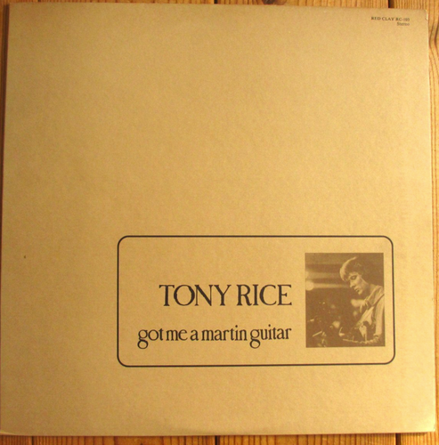 ONY RICE GOT ME A MARTIN GUITAR RED CLAY RC103 JAPAN VINYL LP | eBay