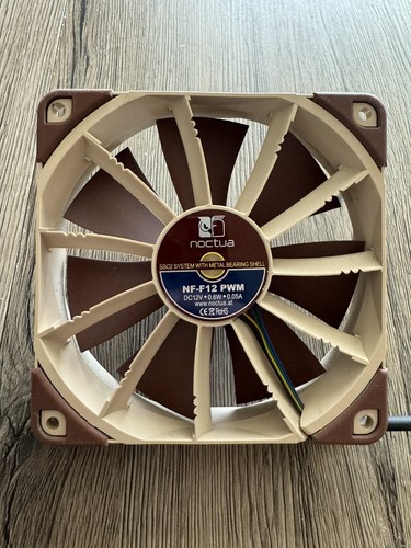 NOCTUA NF-F12 PWM BROWN DC 12V 0.6W 0.5A FAN | eBay