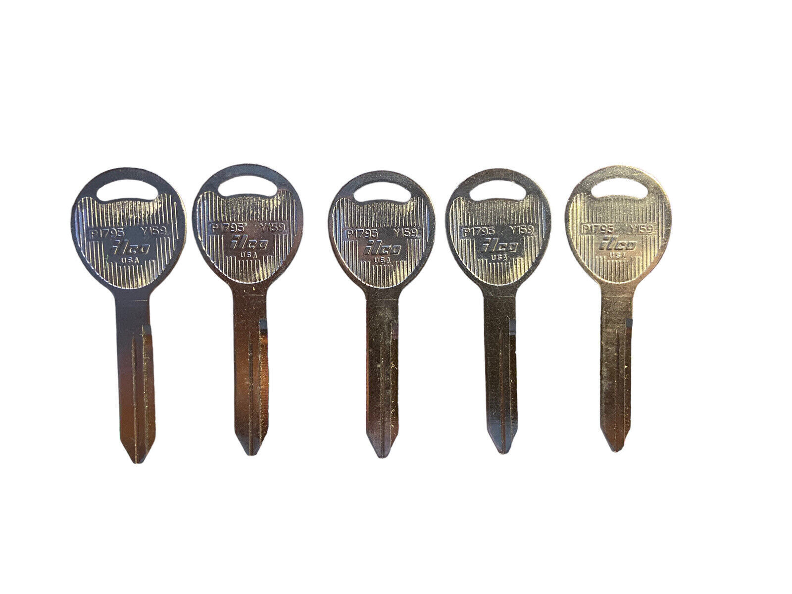 Chrysler Dodge Key Blanks Nickel Plated Y159 P1795 Ilco - Lot of 5 | eBay