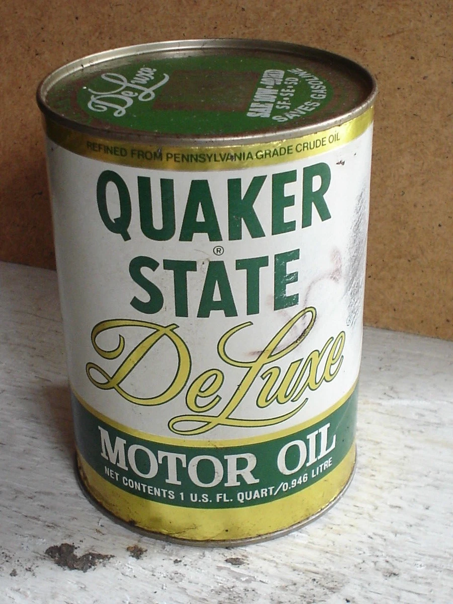 Quaker State Oil Can