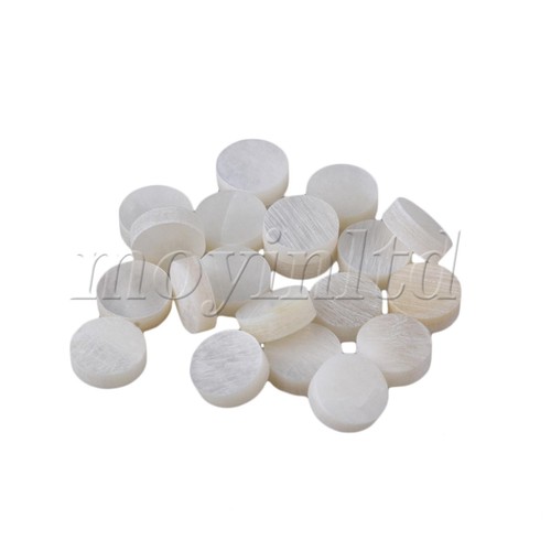 20 x 6mm White Mother of Pearl Guitar Fret Inlay Dots | eBay