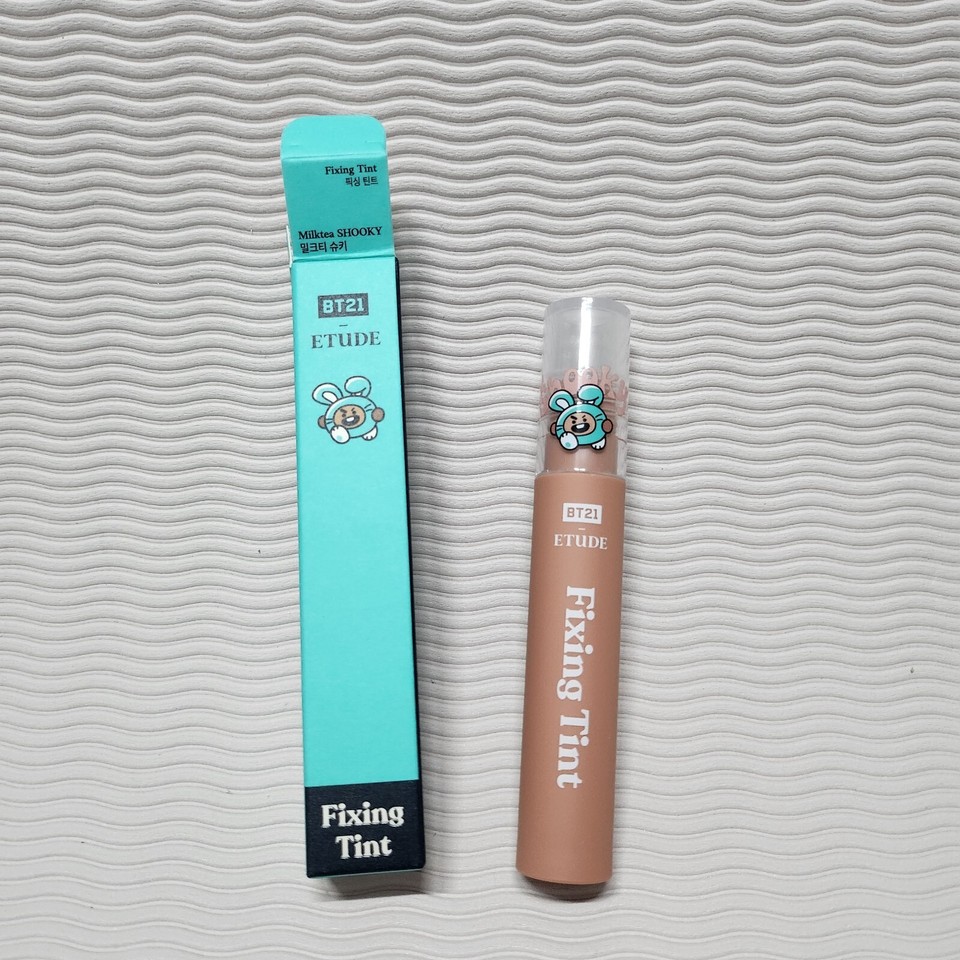[BTS] BT21 X ETUDE FIXING LIP Tint + POUCH Set Tracking Lip Holder ...