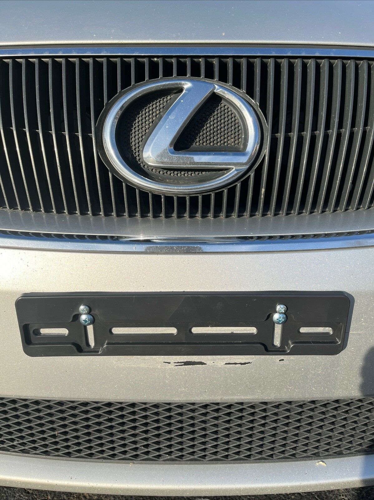 Front License Plate Tag Holder Mount Adapter Bumper Kit Bracket for ...