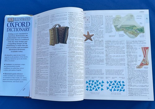 1998 DK ILLUSTRATED OXFORD DICTIONARY HARDCOVER REFERENCE BOOK 1008 ...