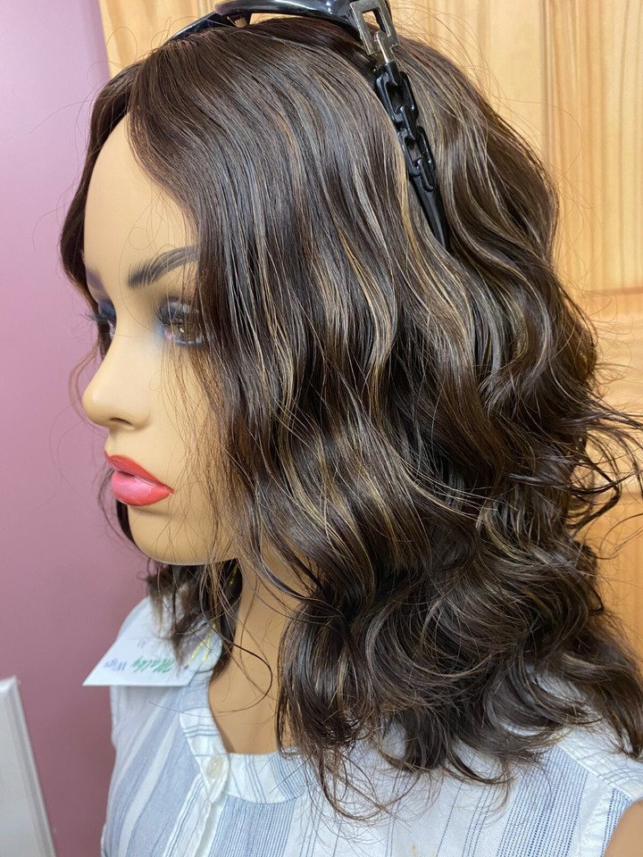 Malky Wig Sheitel European Multidirectional Human Hair Mediumcap layers ...