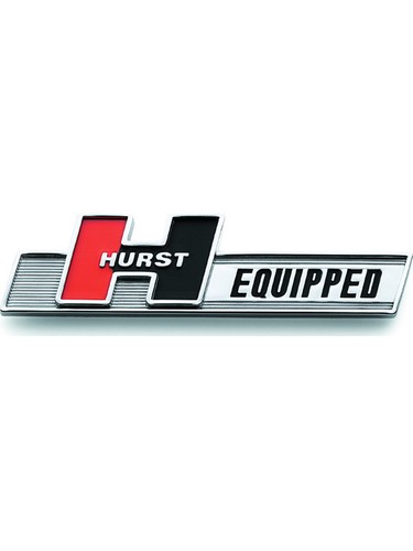 Hurst Emblem - Hurst Equipped - Plastic - Chrome - Universal - Each ...