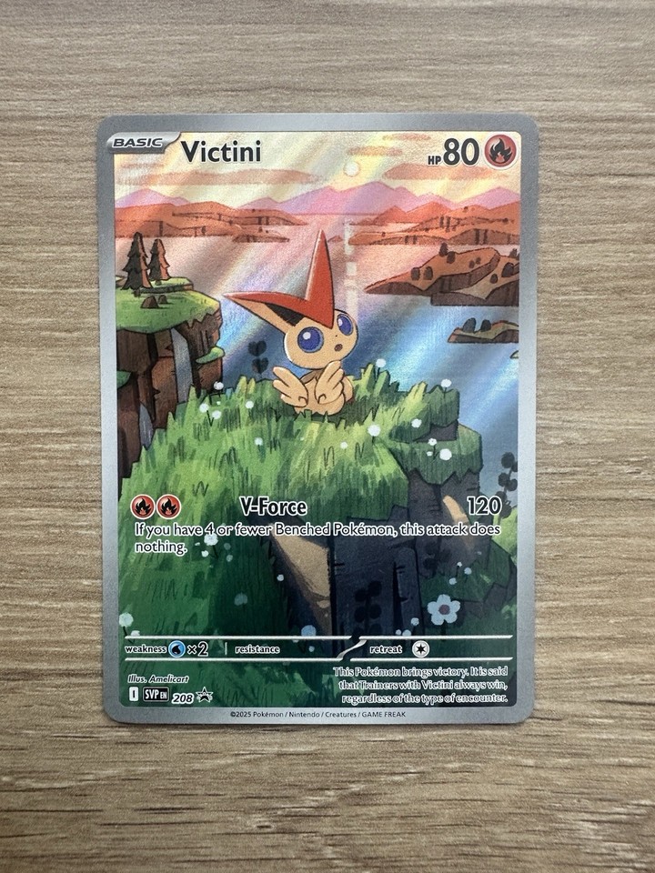 Victini SVP 208 - Illustration Rare - Pokémon Card X 2 And Victini Poke ...
