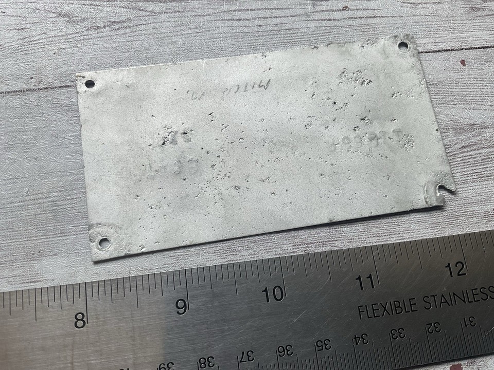 ORIGINAL WWII STEARMAN PT-13B AIRCRAFT DATA SPEC NAME PLATE | eBay