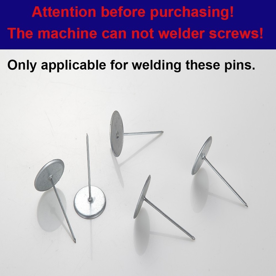 Capacitor Discharge Stud Welder HVAC Duct Insulation Pin Nail CD ...