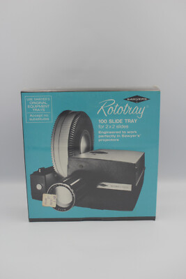 Sawyer's Rototray Rotary Projector Slide Tray 100 2x2 Sealed New | eBay