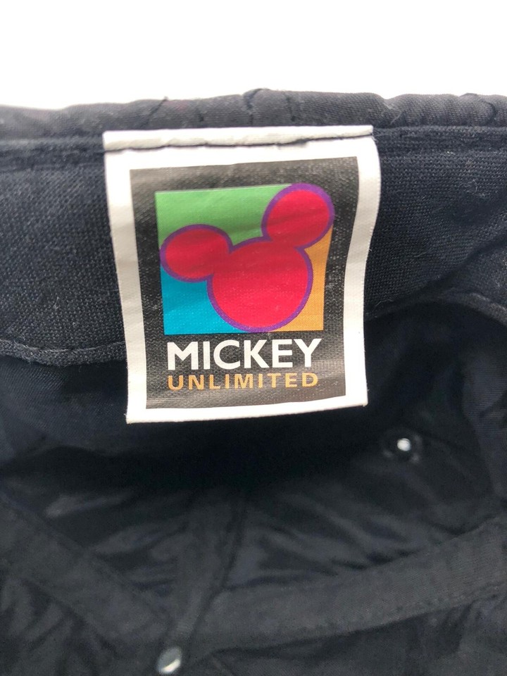Disney Mickey Mouse Wizard Cap Hat Small Elastic Strap Cotton Vintage D ...