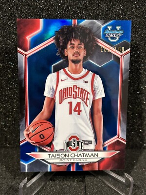 Taison Chatman 2023-24 Bowman Best U Blue Refractor /150 Ohio State ...