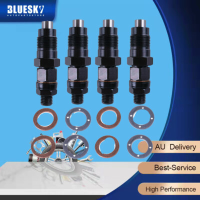 4Pcs New Diesel Fuel Injectors Set For Hilux Surf Prado 1KZ-TE 3.0 L ...