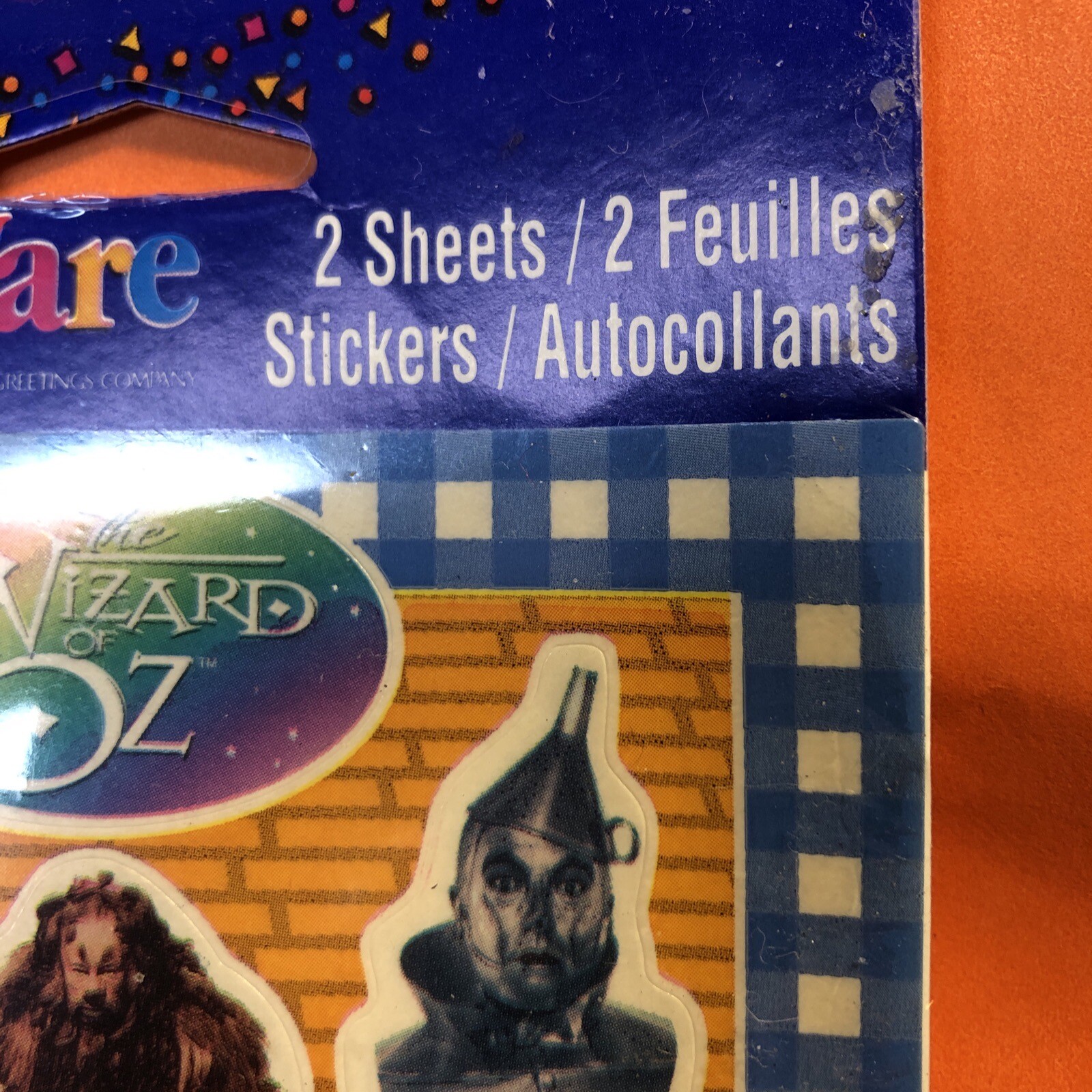 2 Pkgs Vtg Nip WIZARD OF OZ Stickers - 2 sheets Per Package American ...