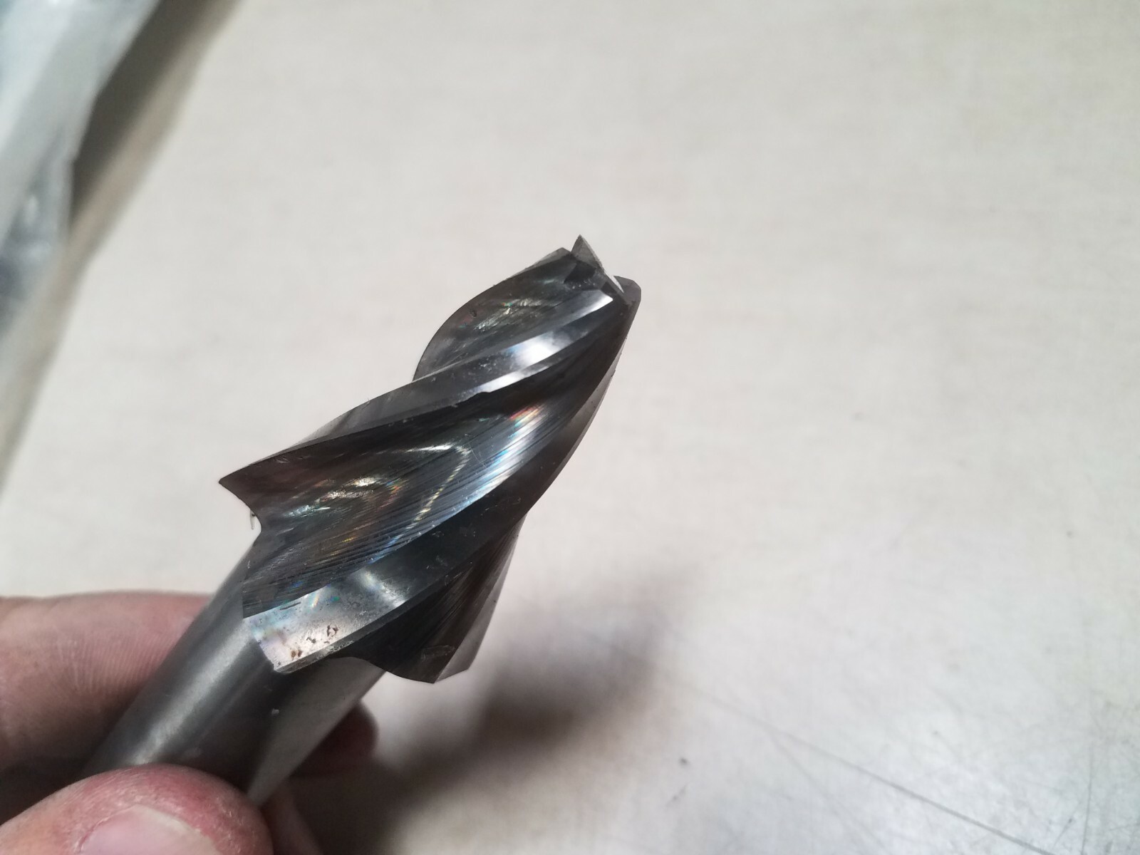 CONICAL TOOL P-606C End Mill carbide tem-4 fluke 3/8 1.1788 3/4 1 1/2 ...