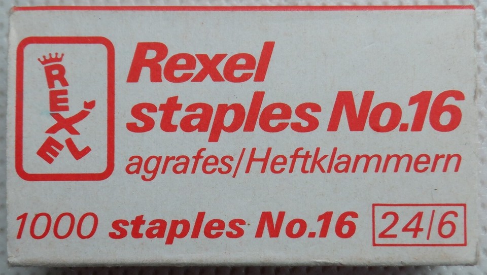 Vintage WEST GERMAN Stapler NOVUS ZUM + REXEL Staples Desktop Office ...
