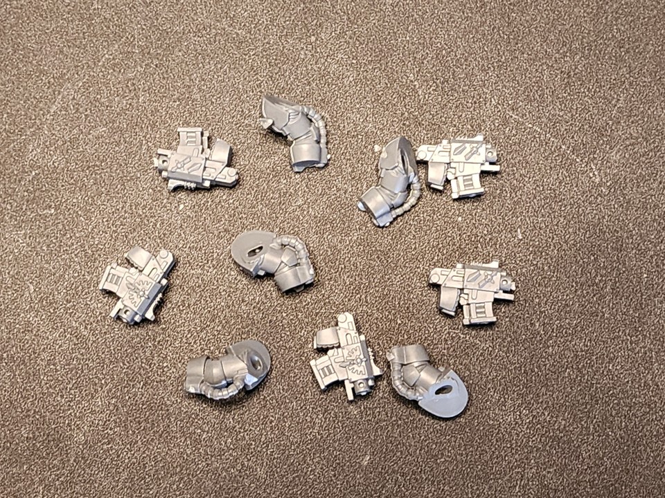 Warhammer 40k Miniatures Dark Angels Terminators Stormbolters x5 Bits ...