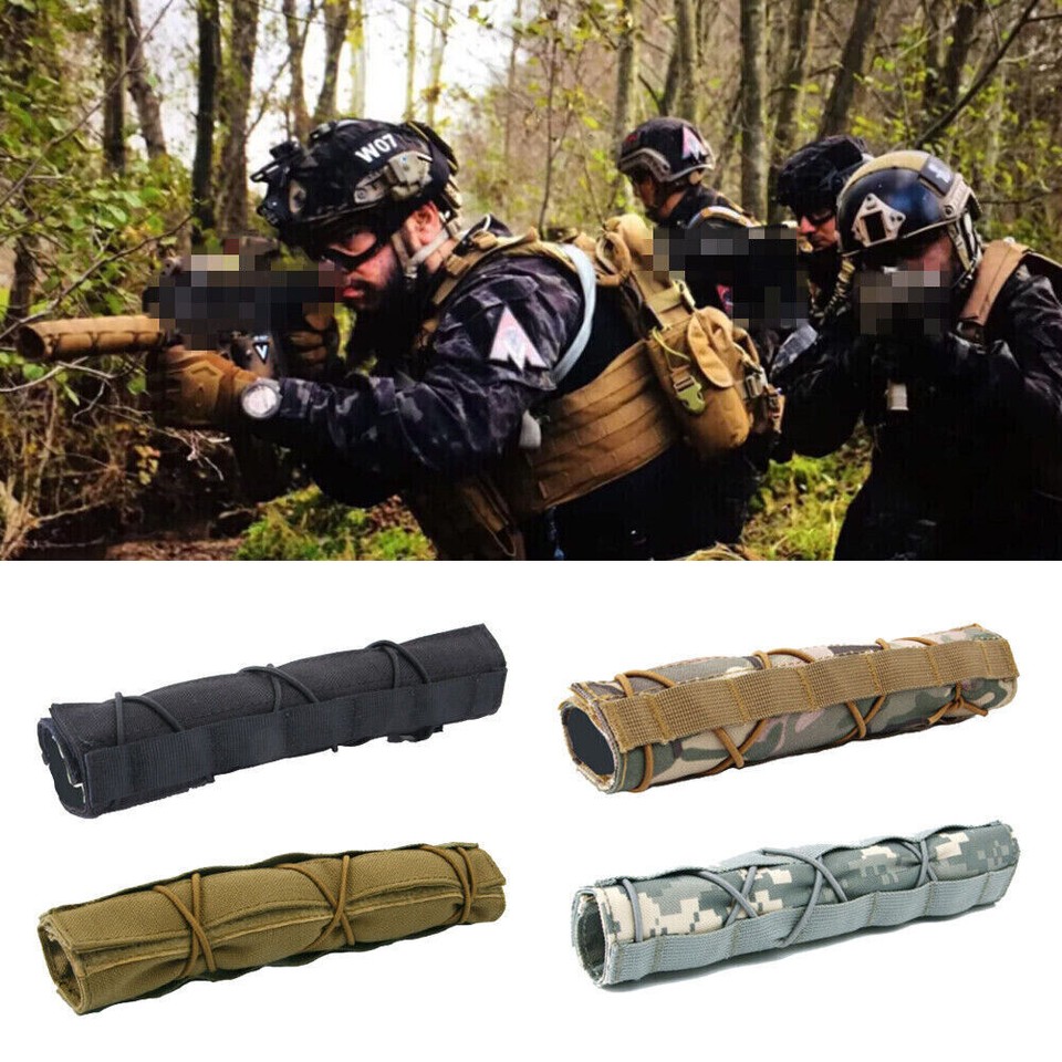 2 Pack Suppressor Gun Protective Cover Quick Release Military Shooting ...