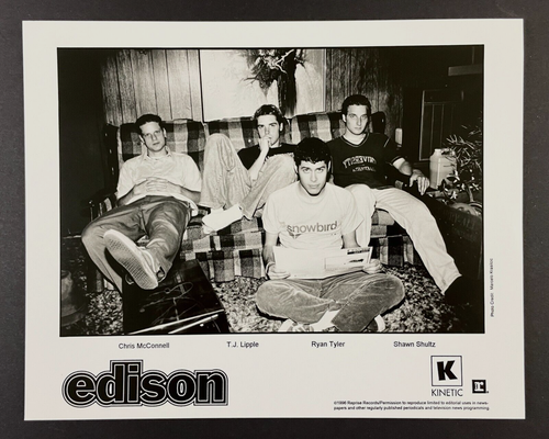 1996 Edison Rock Band Vintage Promo Photo McConnell TJ Lipple Ryan ...