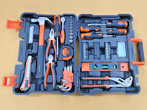 BLACK+DECKER BMT154C Hand Tool Kit (154-Piece) (Orange & Black) - Free ...