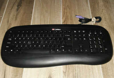 Vintage Labtec Keyboard Black Y-SM46 867403-0403 | eBay