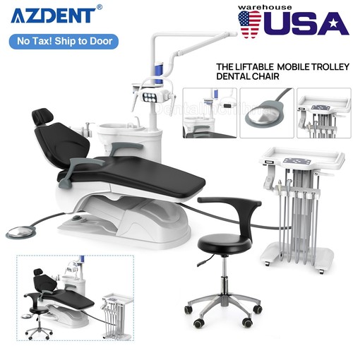 Dental Unit Chair DC Motor Computer Controlled Hard Leather Delivery ...