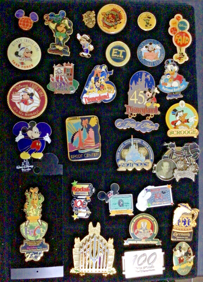 Disney 111 retired pins LE Cast exclusive event holiday good selection ...