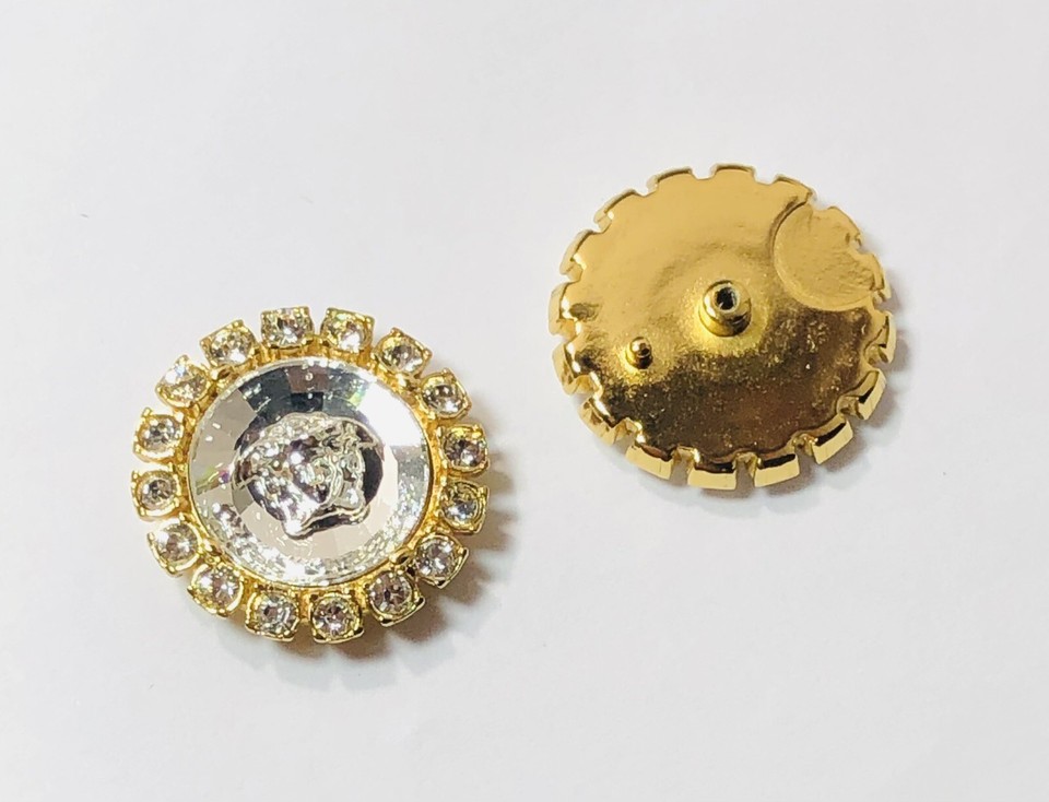 Versace VE 4384B Sunglasses Golden Clear Crystal Replacement Temple ...