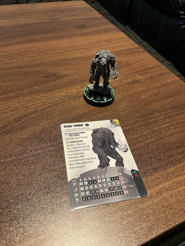 Heroclix Man-Thing Super Rare Prime 053b From Next Phase | eBay