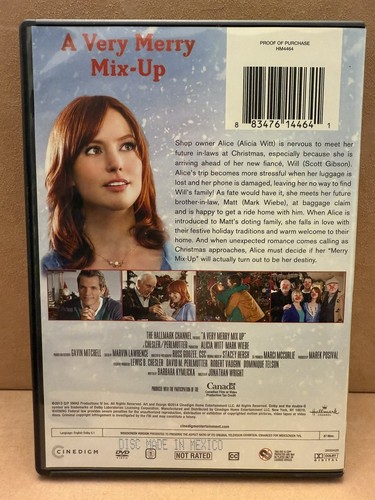 Very Merry Mix Up (DVD) Alicia Witt Hallmark Holiday Channel Collection ...